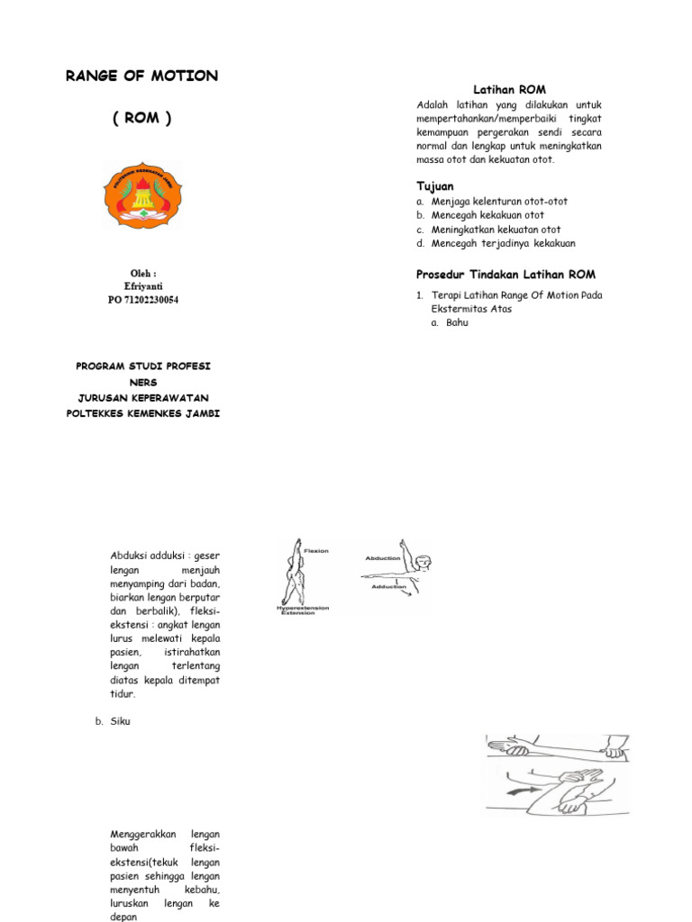 Leaflet ROM PD Stroke | PDF