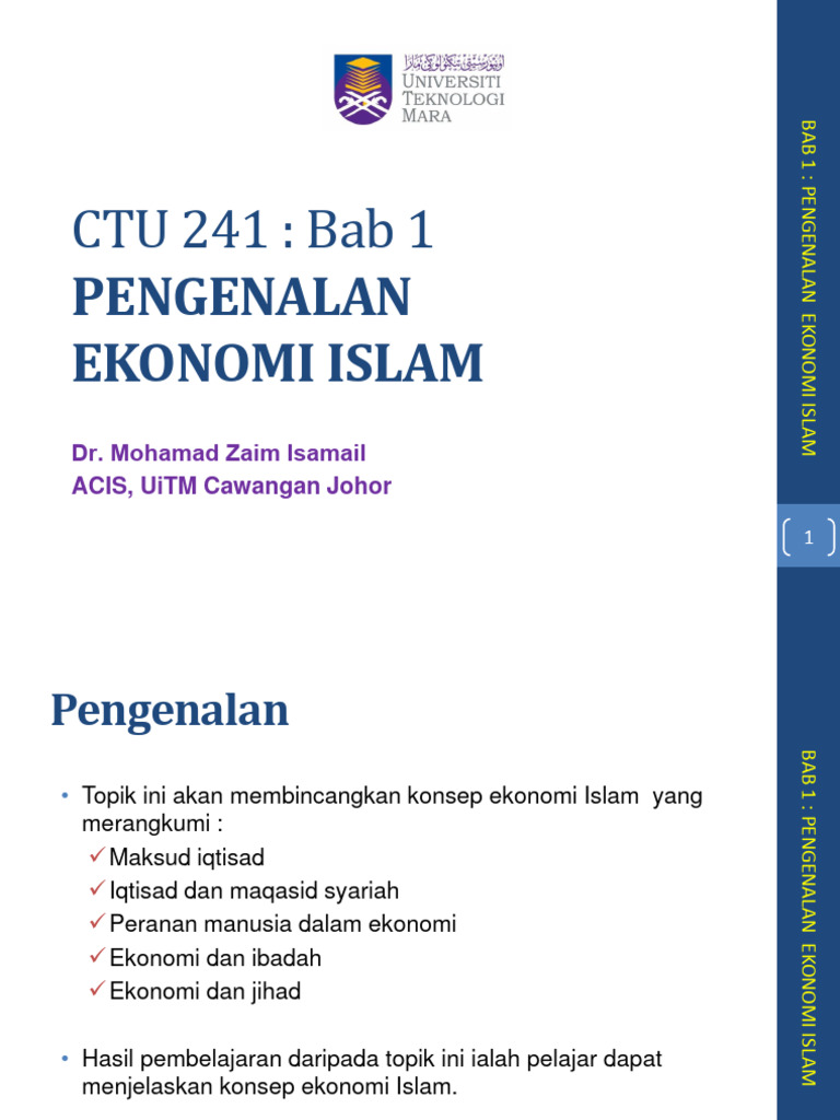 Bab 1 - CTU 241 | PDF