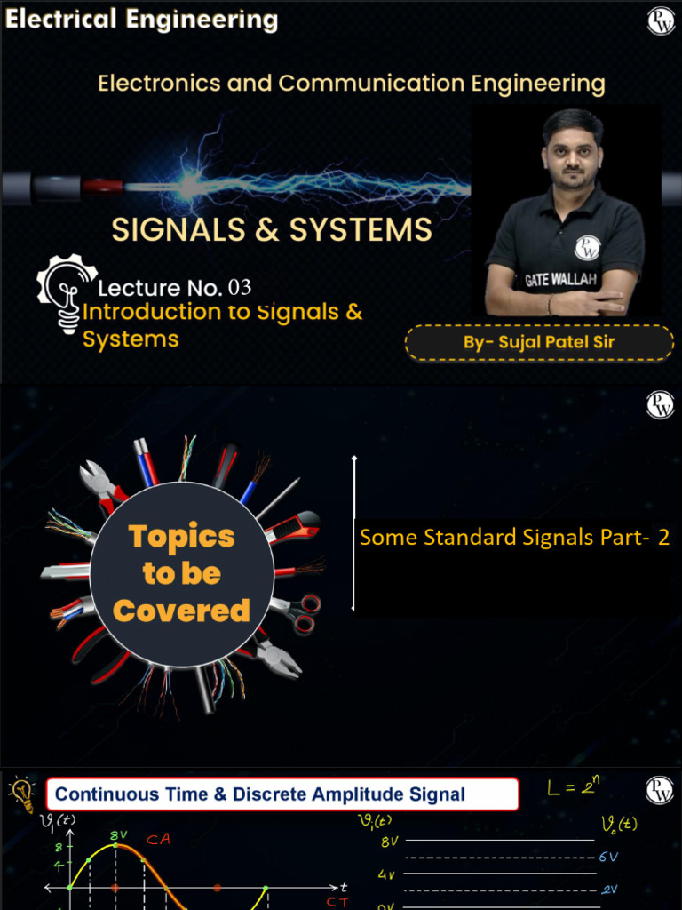 Introduction To Signals And Systems 03 Class Notes Pdf