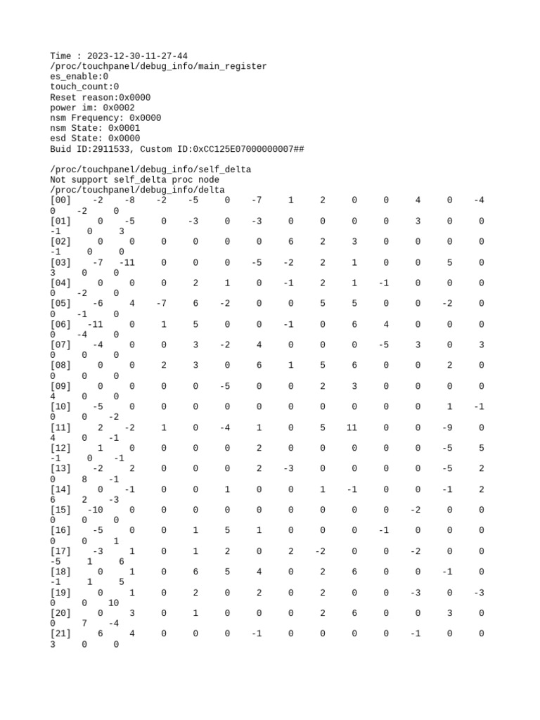 TP Debug Info | PDF | Technology & Engineering