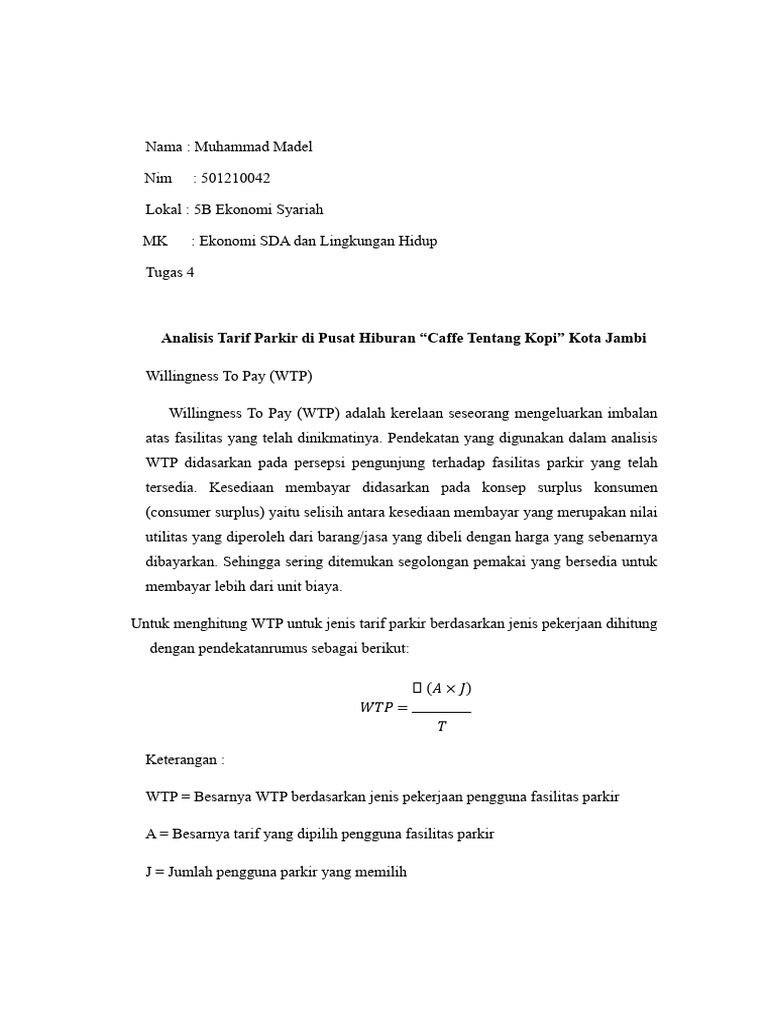 Tugas Analisis (WTP) Buk Anzu | PDF