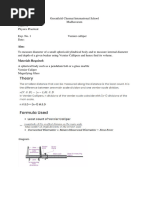 Class 11 Physics Practical Book | PDF | Liquids | Viscosity