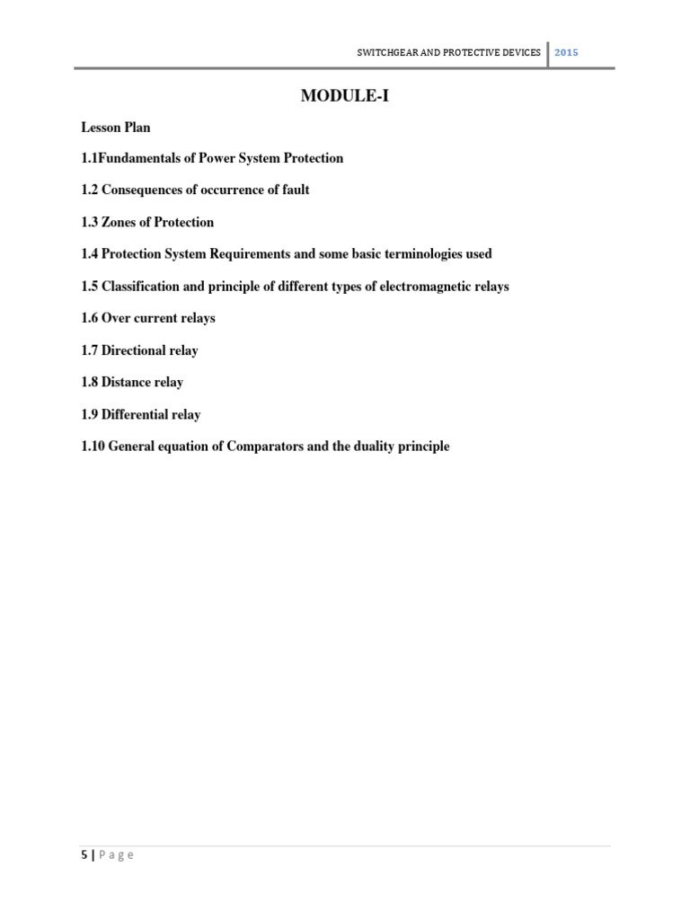 Basic of Switchgear and Protective Devices | PDF | Transformer | Relay