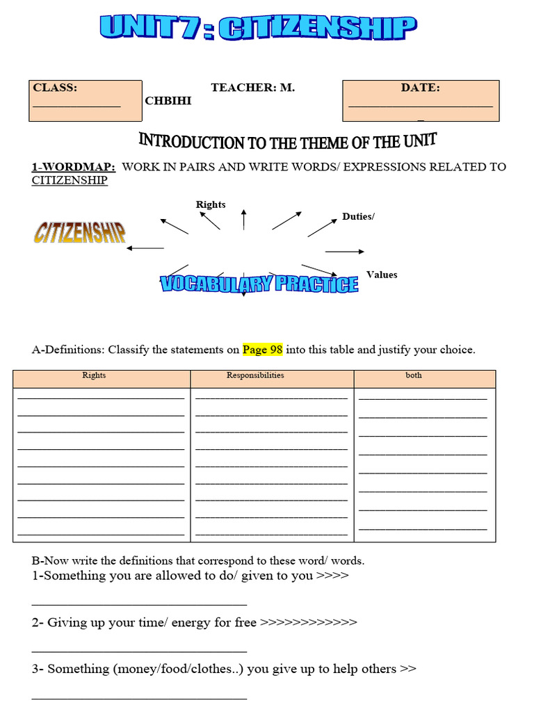 Intro Vocab | PDF | Rights
