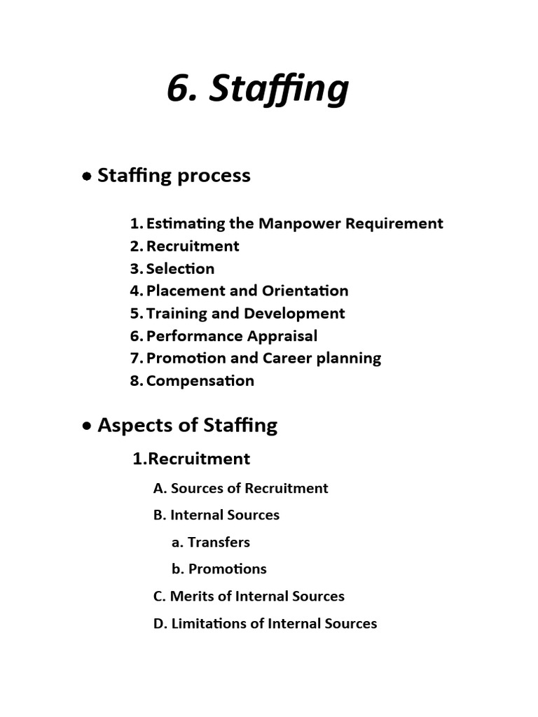 Staffing | PDF