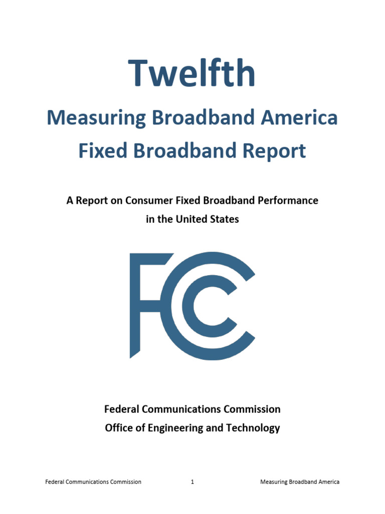 2022 Fixed Measuring Broadband America Report | PDF