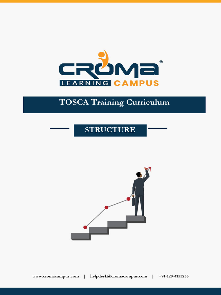 Croma Campus - Tosca Training Curriculum | PDF | Educational Technology ...