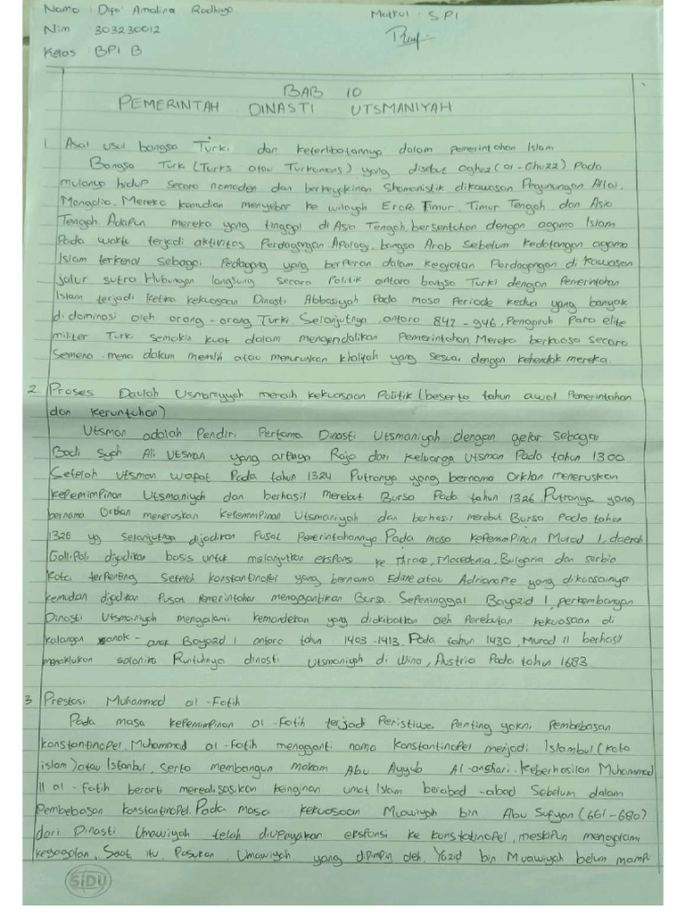 SPI BAB 10 - Difa' Amalina R - Compressed | PDF