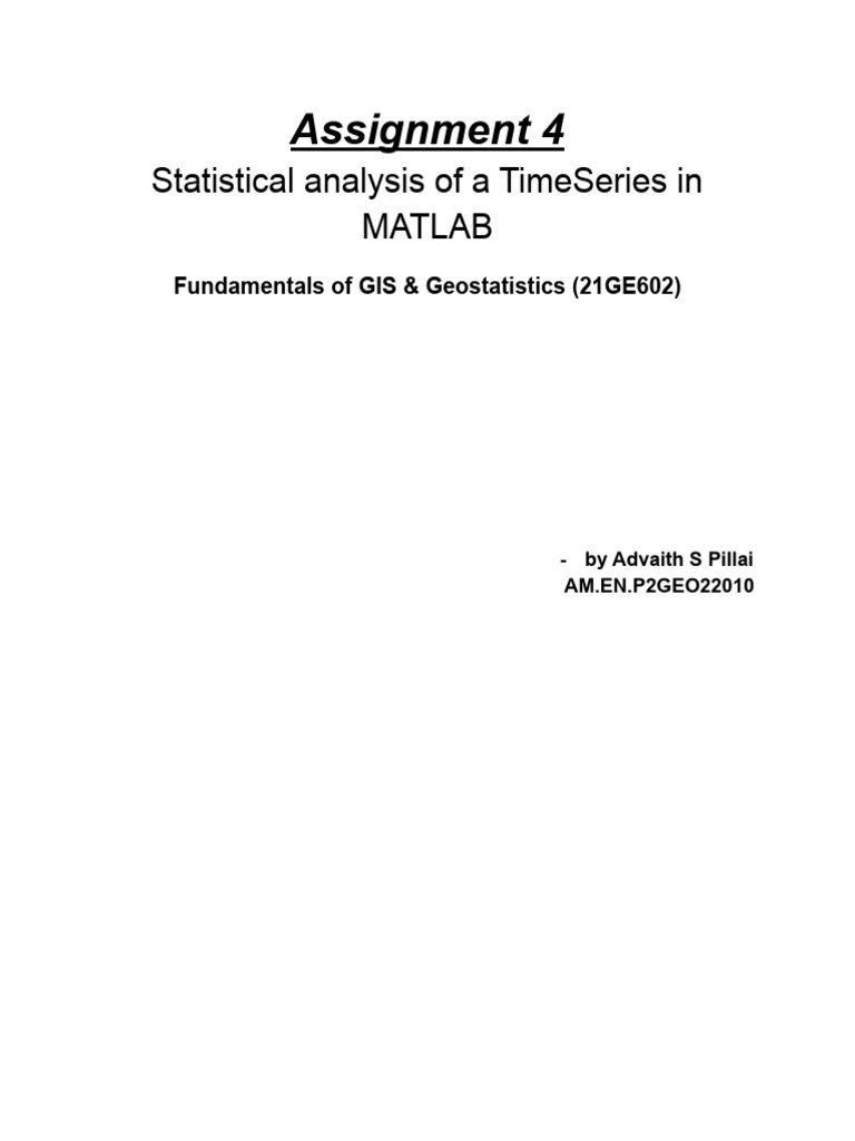 Assignment 4 GIS | PDF | Electrical Engineering | Applied Mathematics