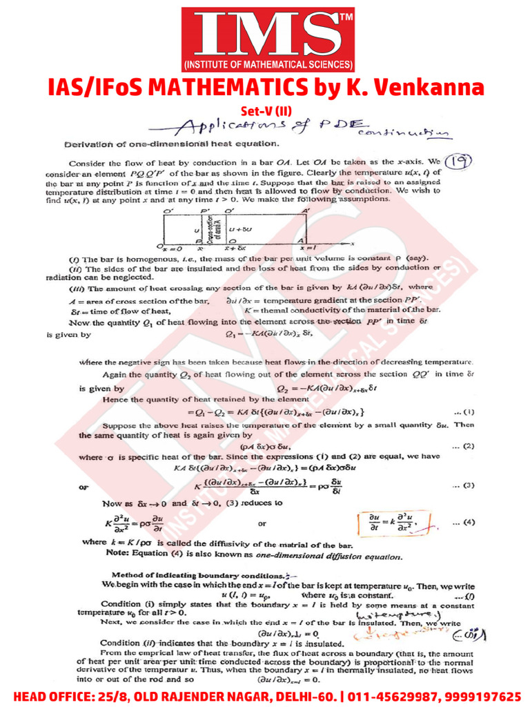 Set-5 (Ii) Applications of PDE | PDF