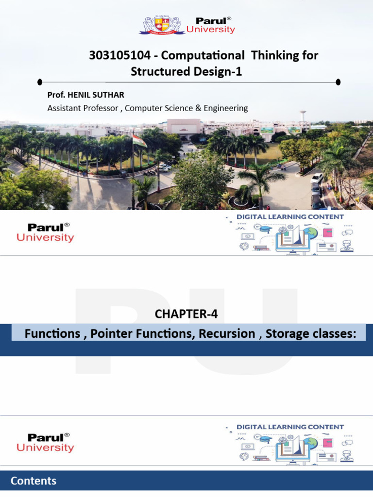 Unit-4 CTSD | Download Free PDF | Parameter (Computer Programming) | Pointer (Computer Programming)
