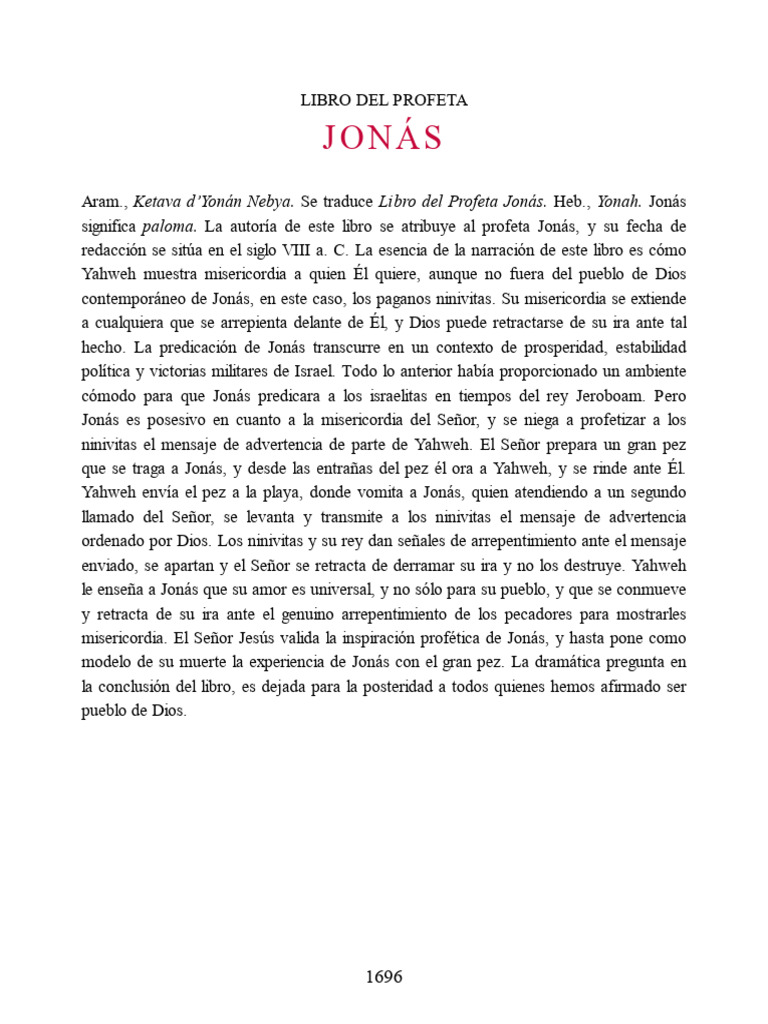 32.JONAS - Biblia Peshitta | PDF | Jonás