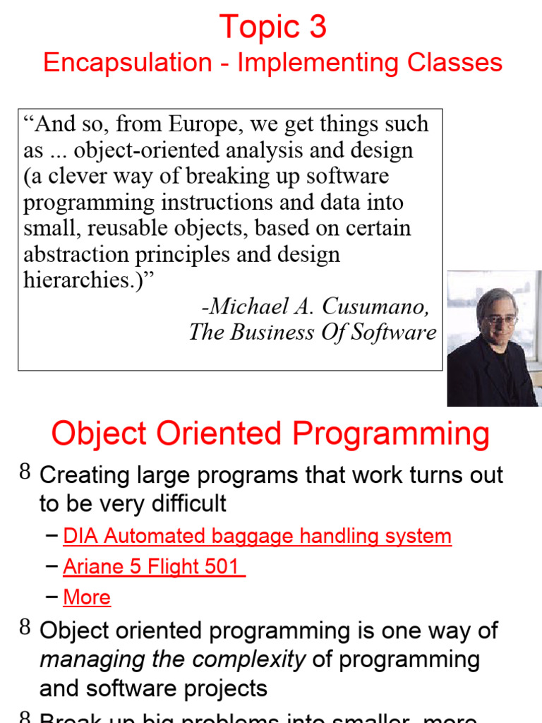 Topic 3 Encapsulation Pdf 
