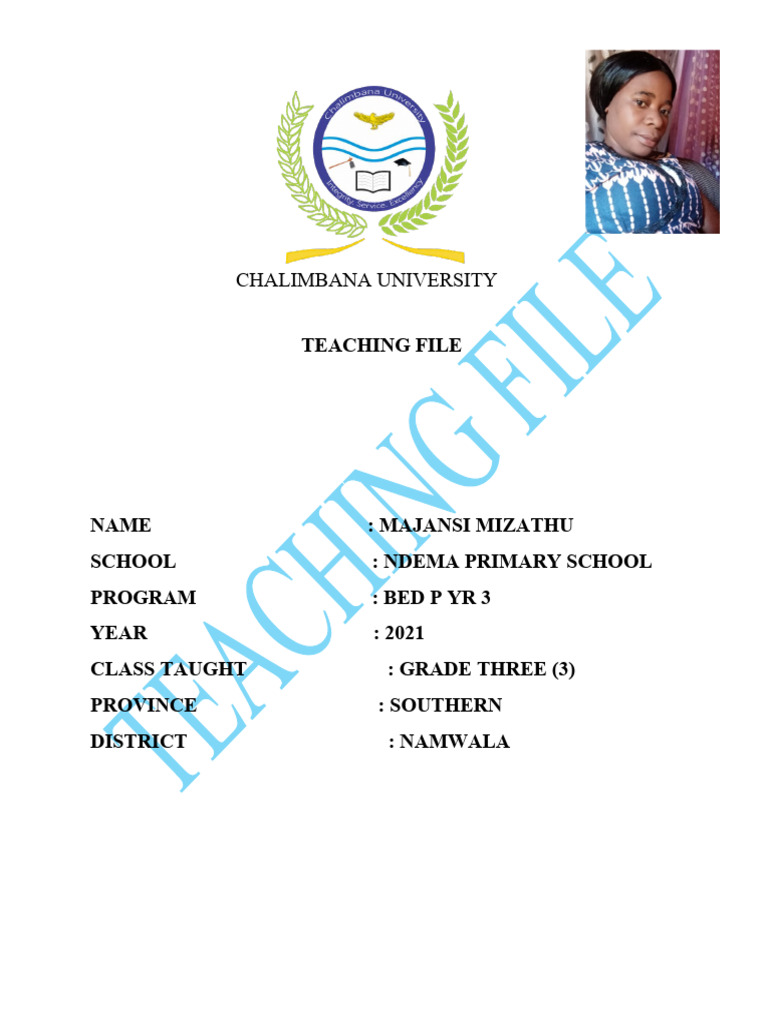 Chalimbana University | PDF