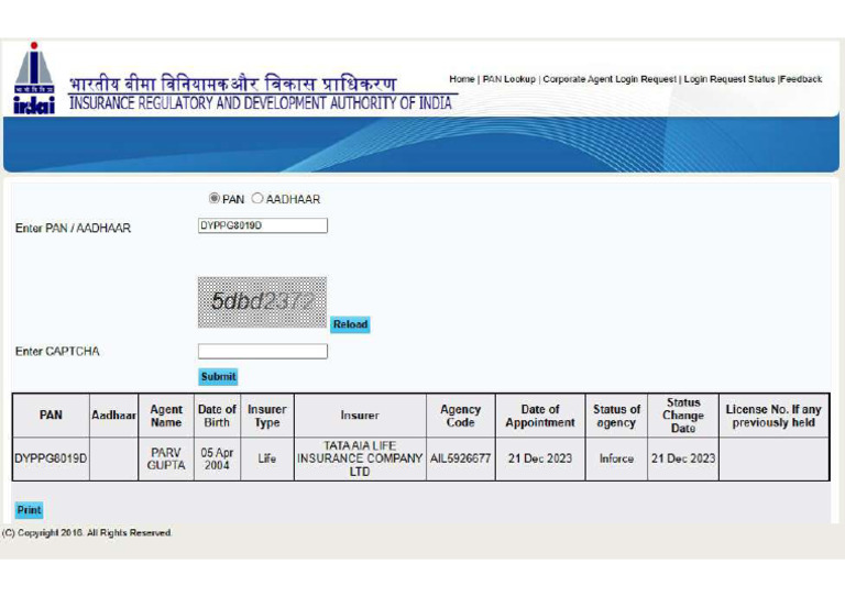 Parv Gupta - Irdai | PDF