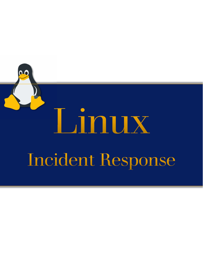 Linux Incident Response | PDF