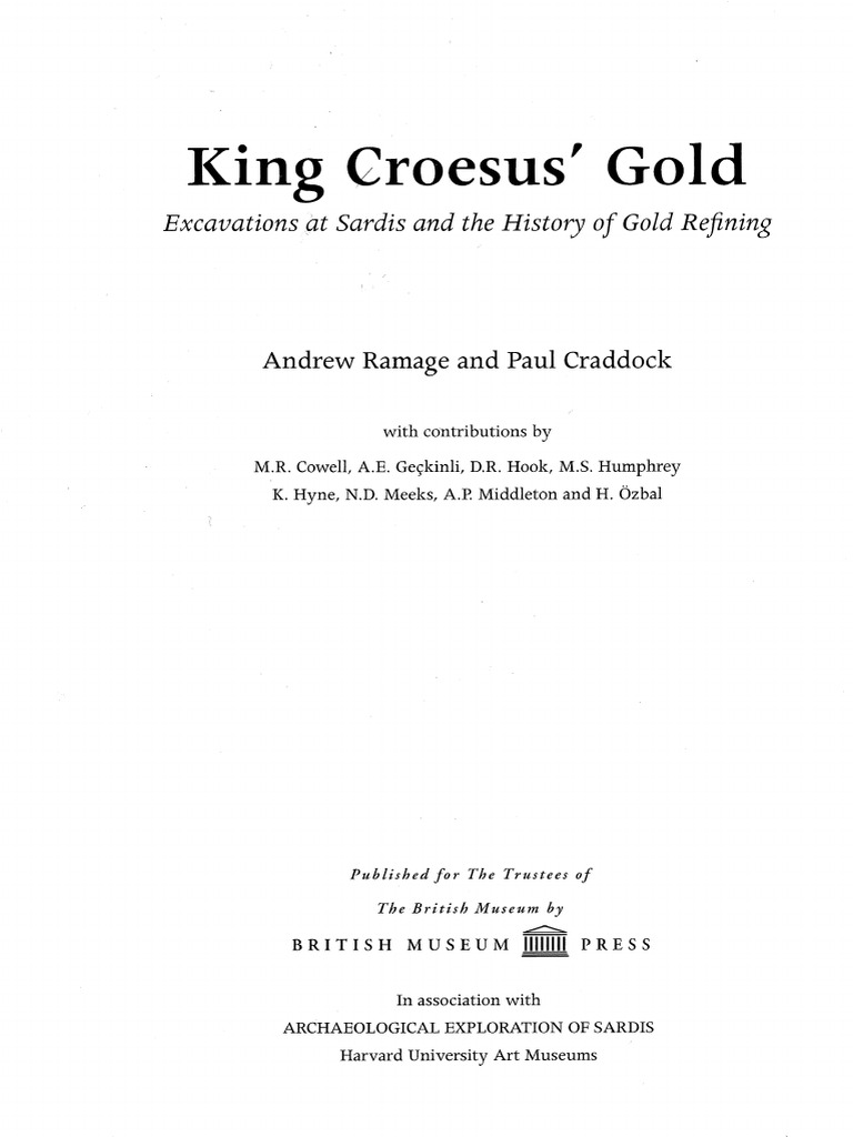 King Croesus Gold | PDF