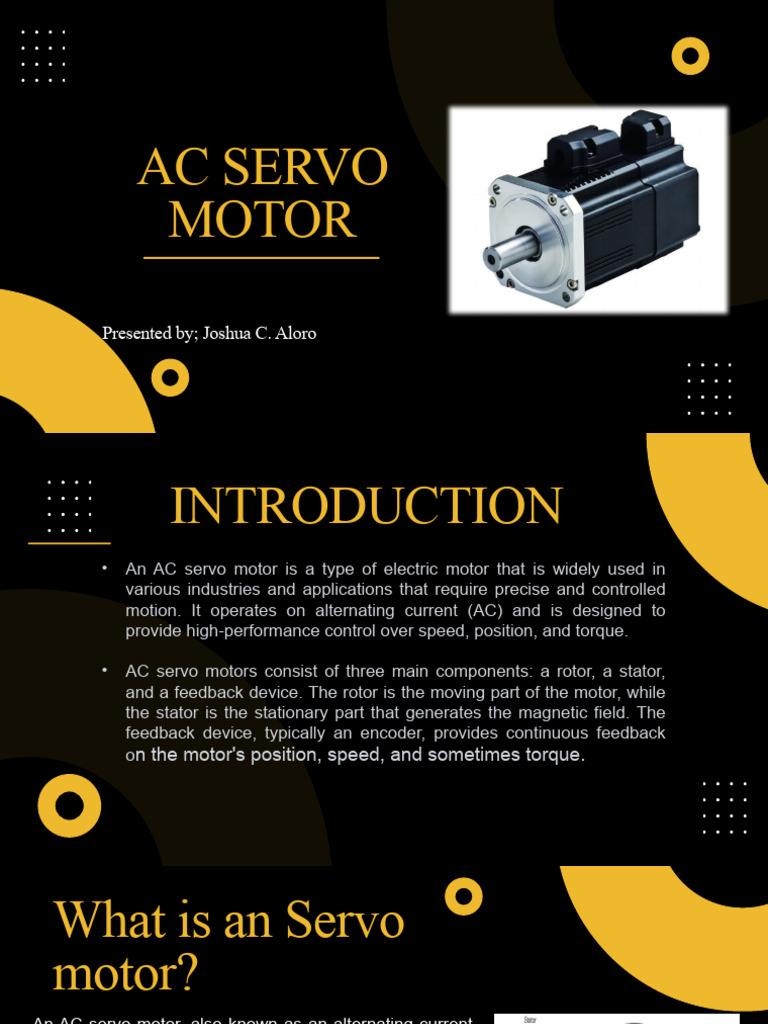 Ac Servo Motor | PDF | Electric Motor | Servomechanism