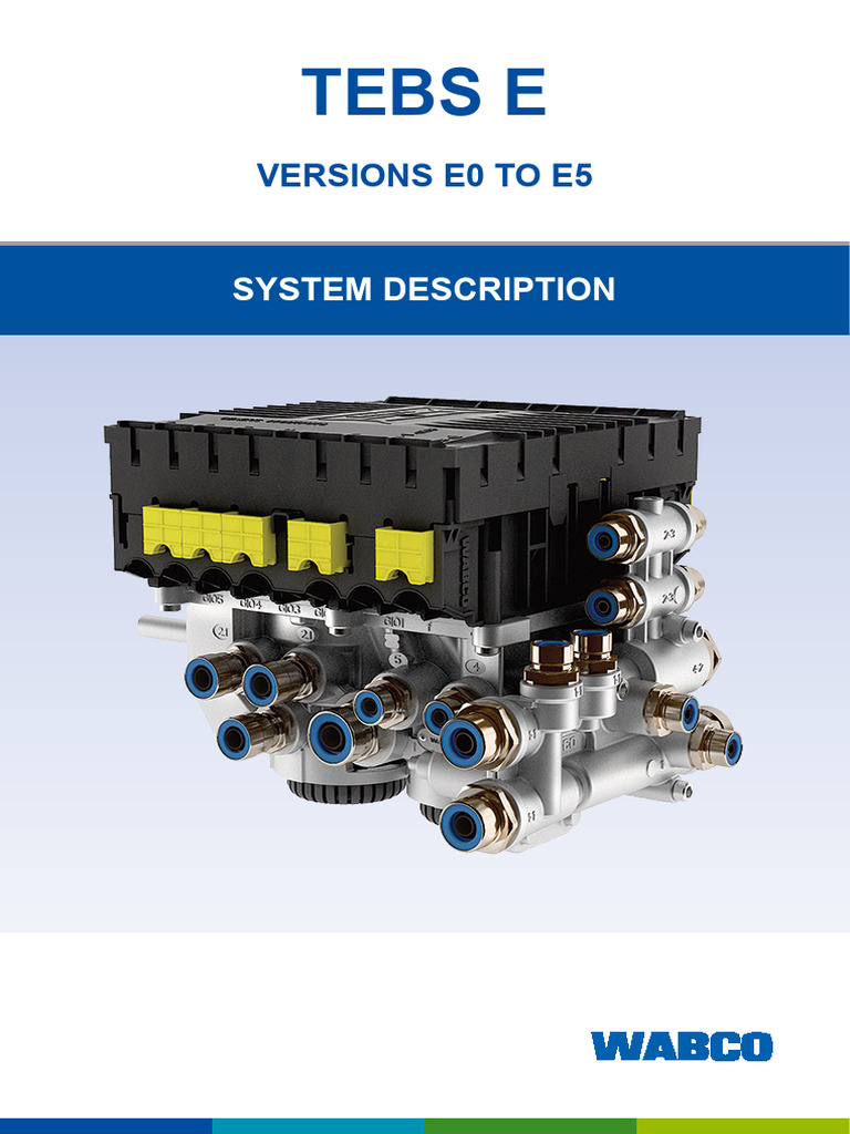 WABCO TEBS E System Description | PDF | Anti Lock Braking System | Vehicles
