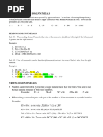 Grade 5 Roman Numerals Worksheet | PDF