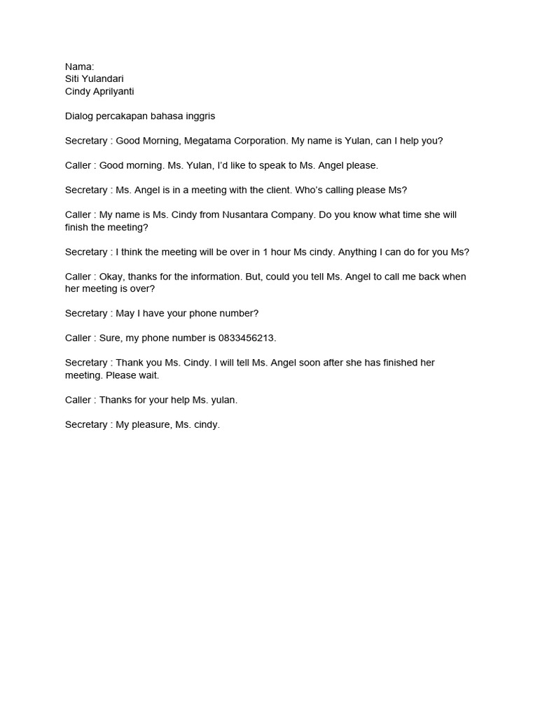 Dialoge English | PDF