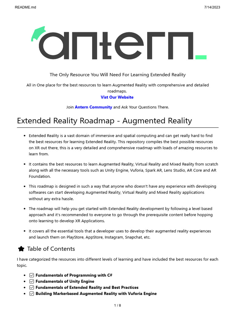 Navigating Your AR Development Journey - Your Ultimate Roadmap | PDF Navigating Your AR Development Journey - Your Ultimate Roadmap | PDF