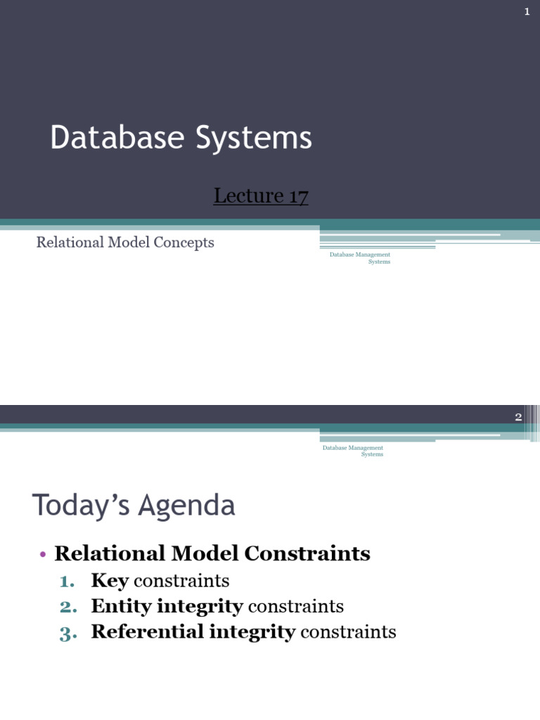 Relational Model Concepts | PDF | Technology & Engineering