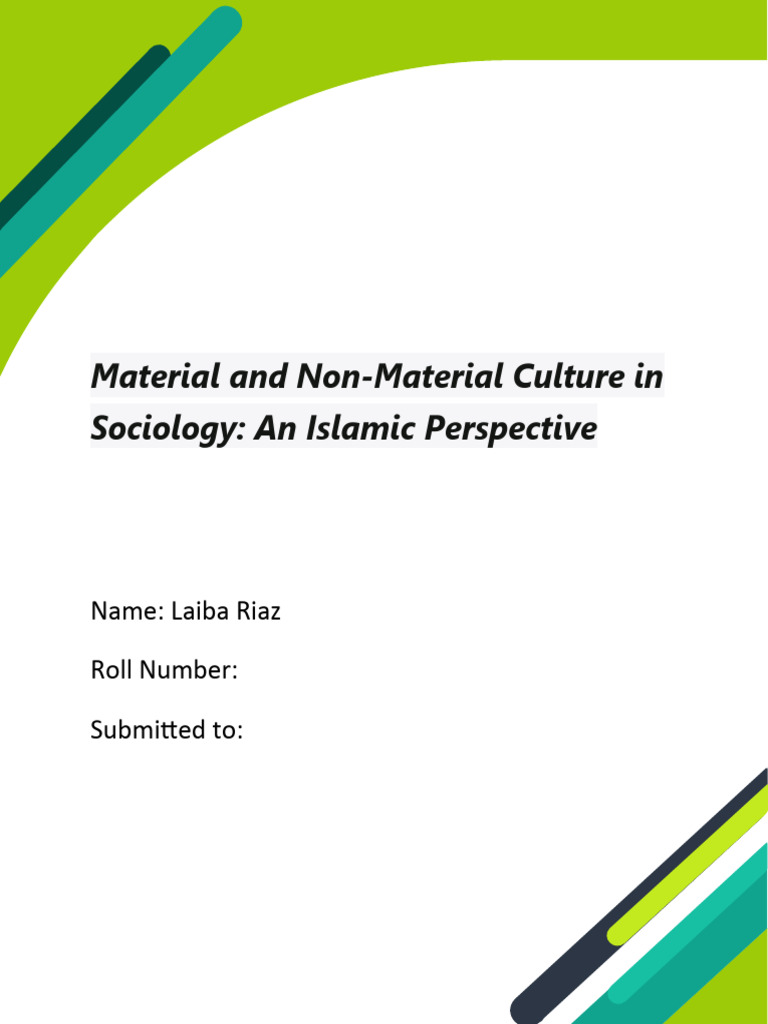 Assignment Main Page Design | PDF | Sociology | Material Culture