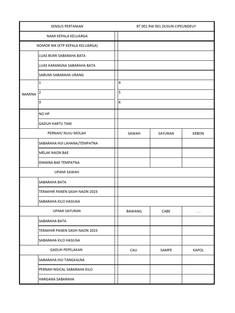 SENSUS | PDF | Olahraga & Rekreasi