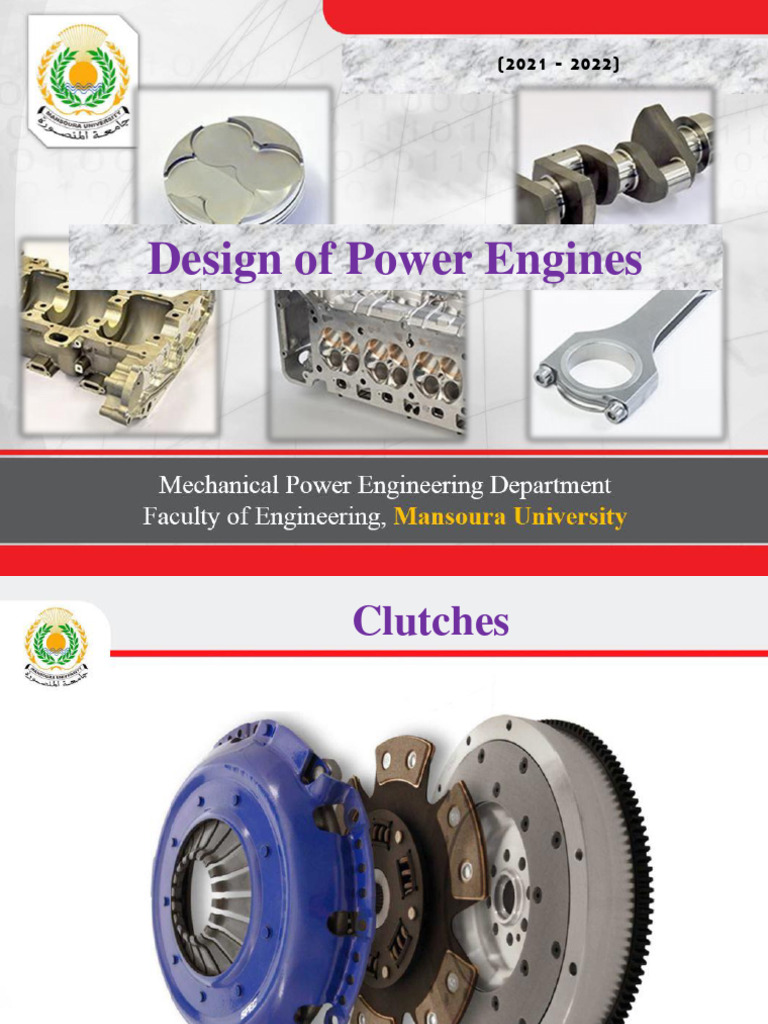 Lect10 clutches نظري | PDF | Clutch | Automotive Technologies