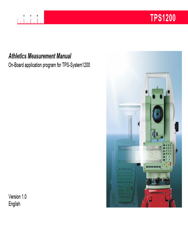 TPS1200 AthleticsMeasurement TechRef Man EN | PDF