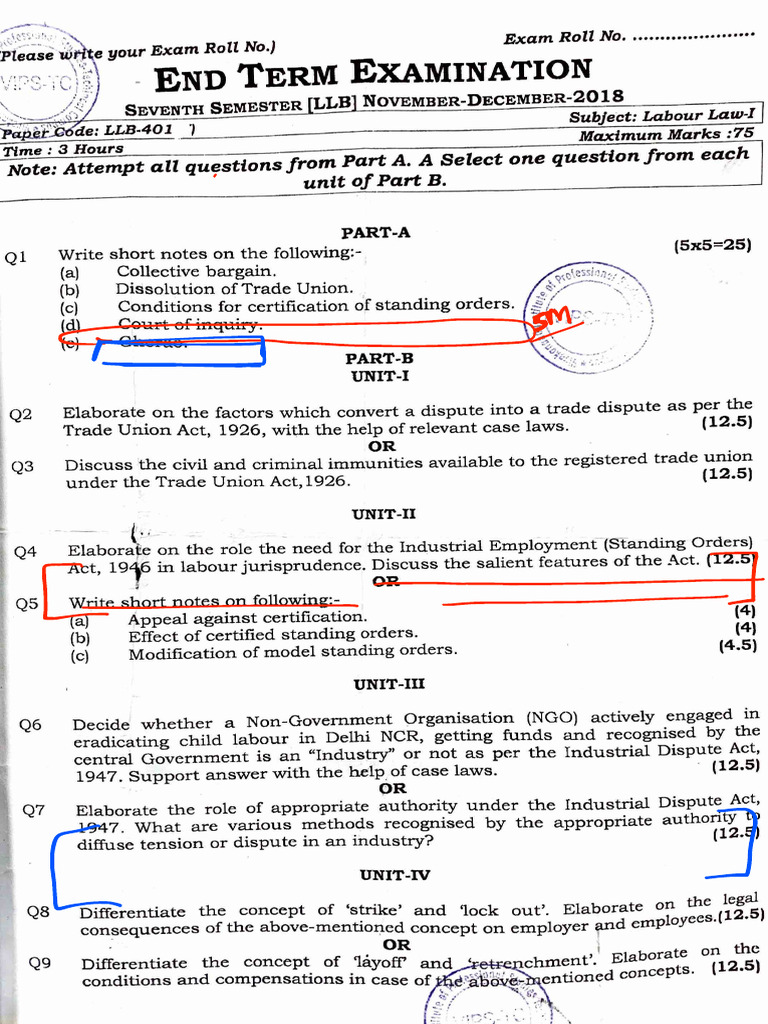 Question Paper 7th Sem | PDF