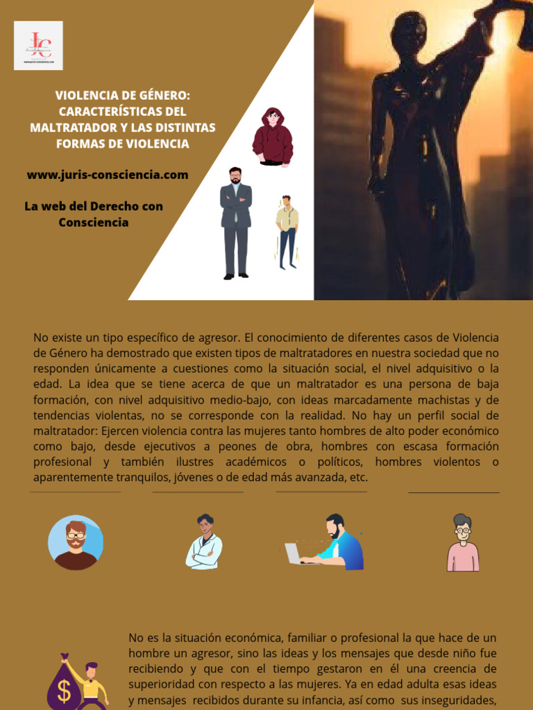 Violencia De Genero Caracteristicas Del Maltratador Pdf