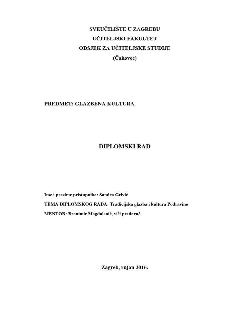 Muzicka Tradicija | PDF