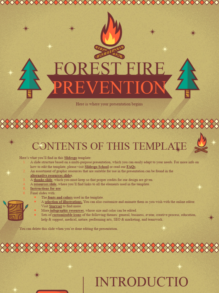 Forest Fire Prevention by Slidesgo | PDF | Planets | Solar System