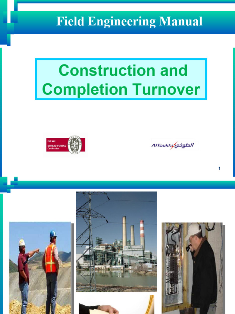 Construction Completion and Turnover | PDF | Business | Computers