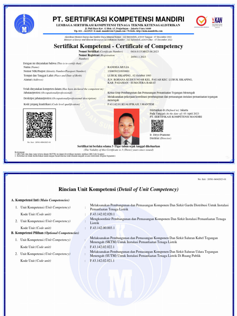 Sertifikat Serkom | PDF