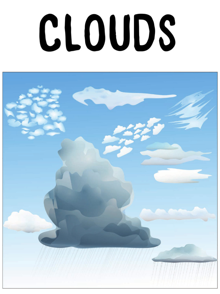 All About Clouds Flip Book A | PDF