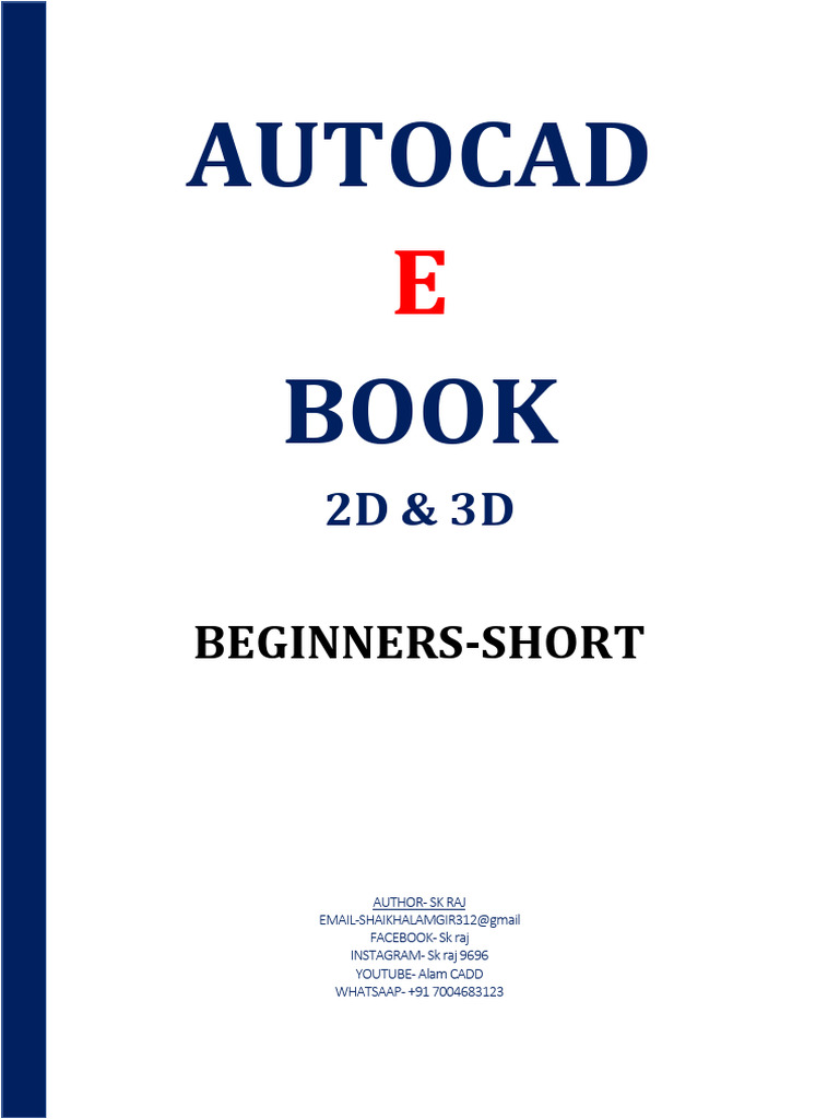 Autocad Ebook Beginners-Short. | PDF | Icon (Computing) | Auto Cad