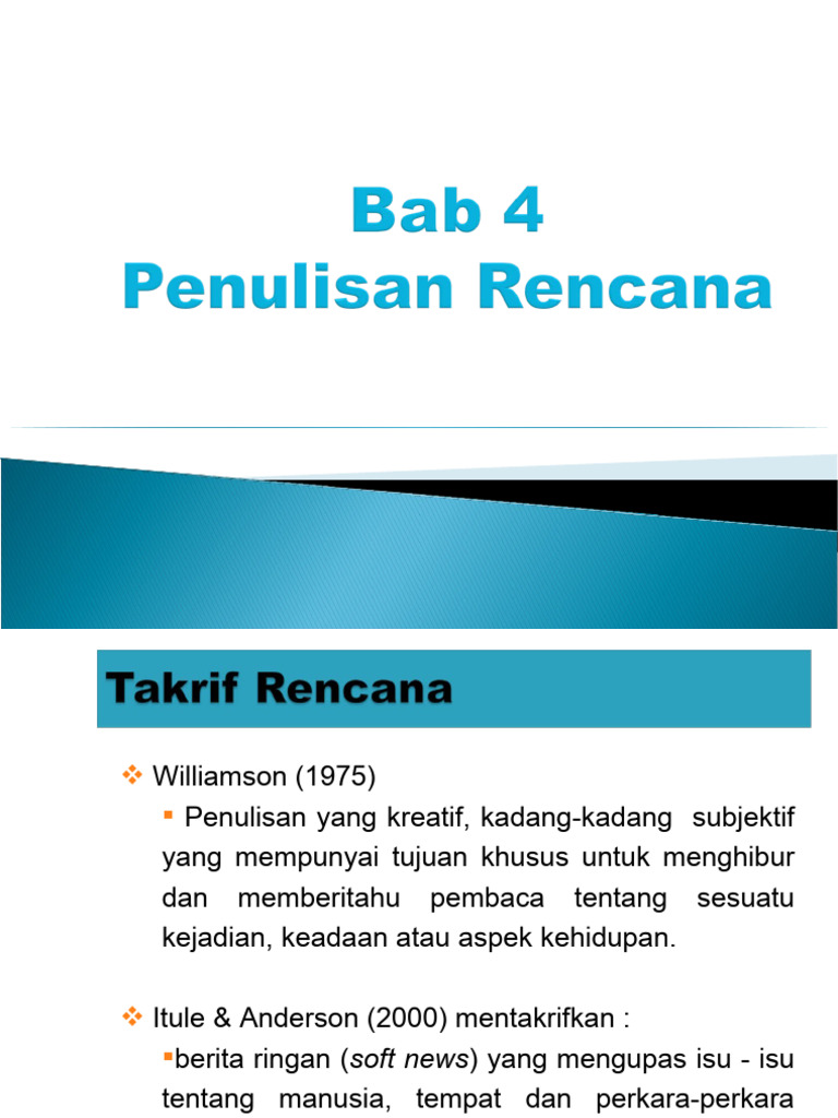 Bab 4 Penulisan Popular (Rencana) | PDF