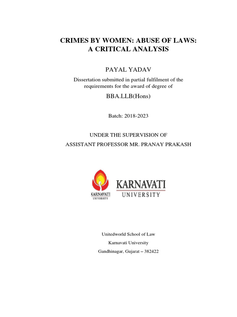 Dissertation Payal Yadav | PDF