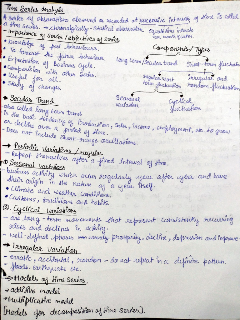 Unit 4 Time Series Pdf