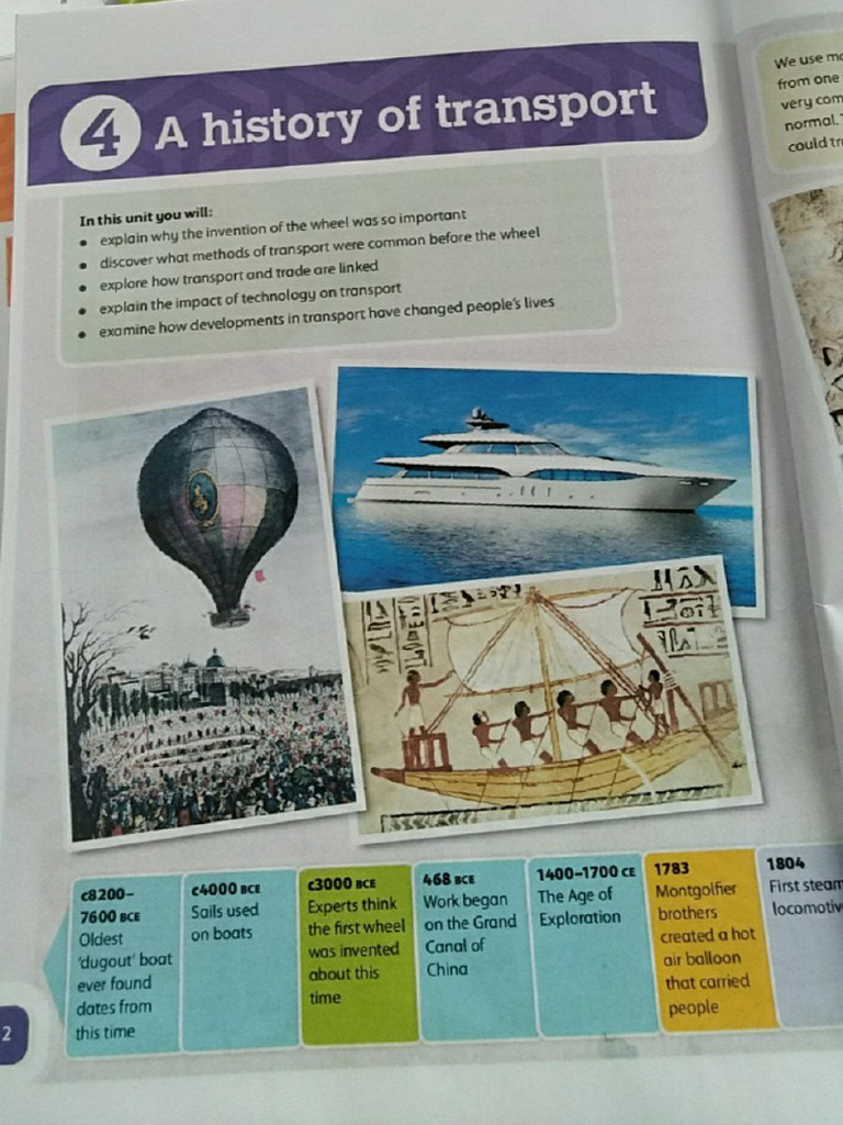 Social Studies A History of Transport | PDF