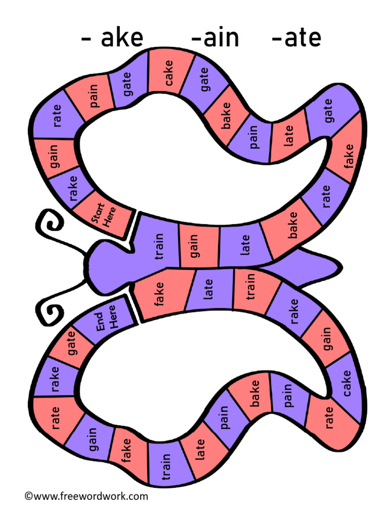 Spring Long Vowel Board Games | PDF