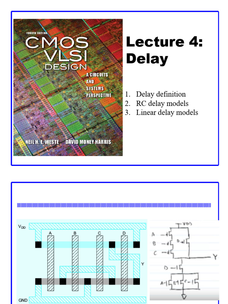 2023 Ch4-Elmore Delay | PDF | Cmos | Mosfet
