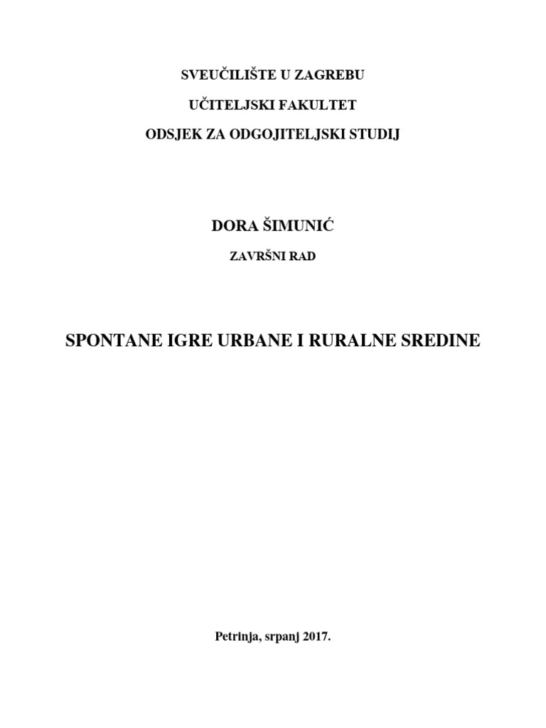 Igre Rulne Sredine | PDF