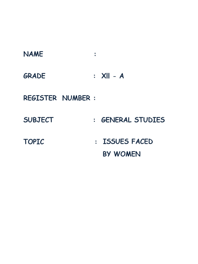 General Studies | PDF