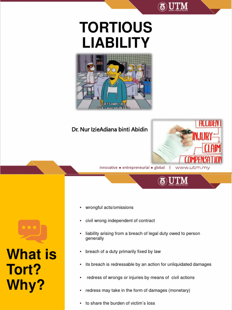 Topic 2 | PDF | Tort | Conversion (Law)