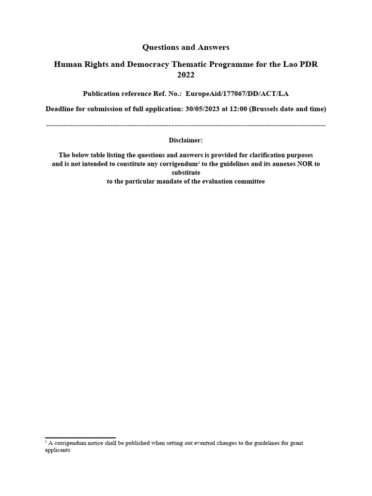 # 1st Questions and Answers. | PDF