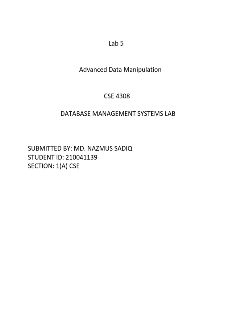 T01 L05 1a | PDF | Table (Database) | Databases